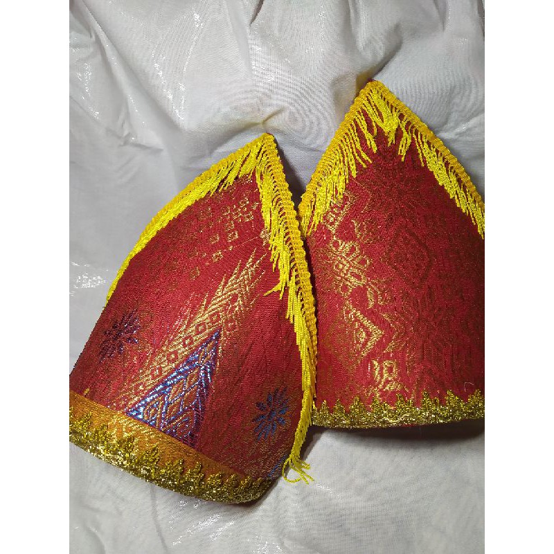 Jual Sortali topi bahan songket | Shopee Indonesia