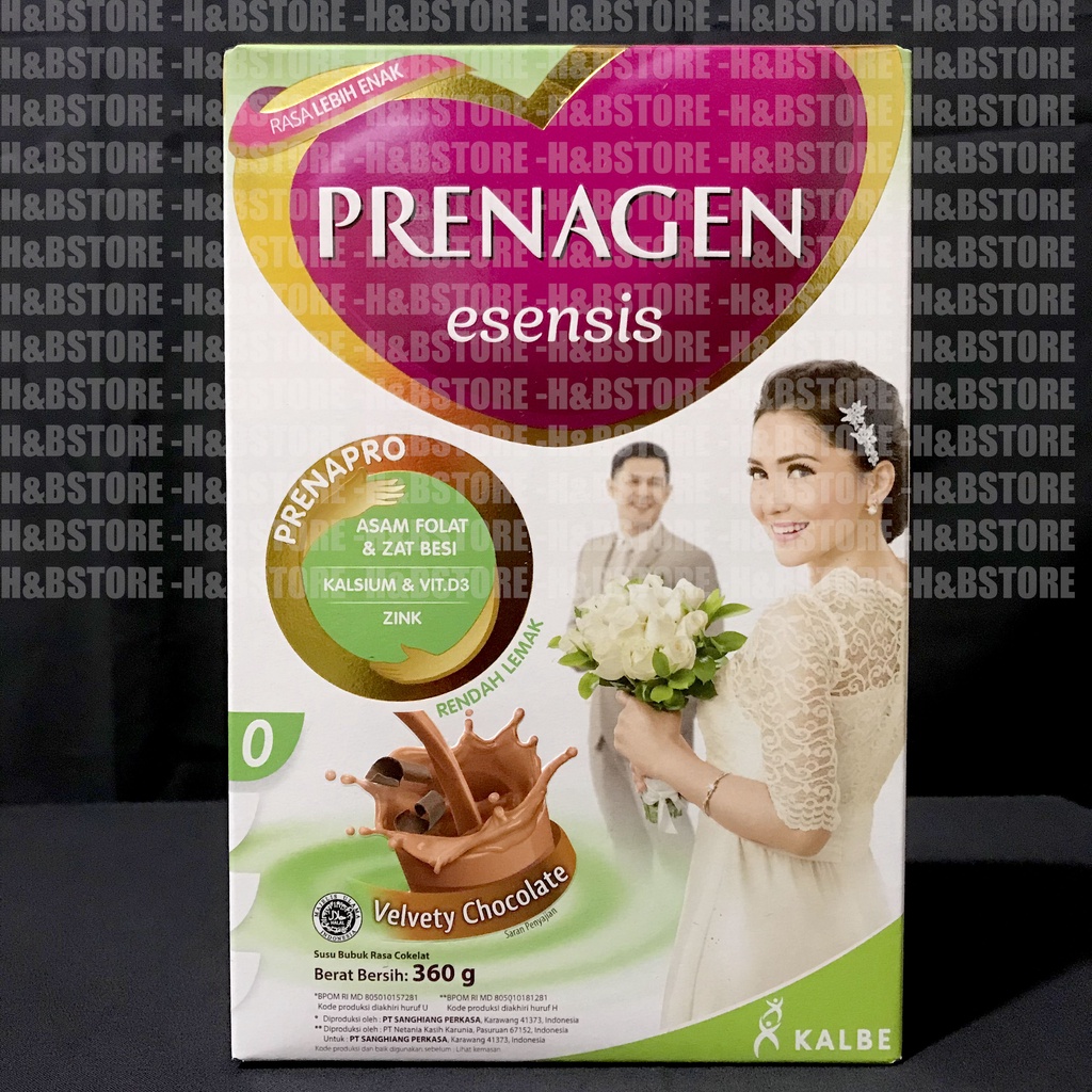 Jual PRENAGEN Esensis Chocolate 360g Susu Persiapan Kehamilan Velvety ...