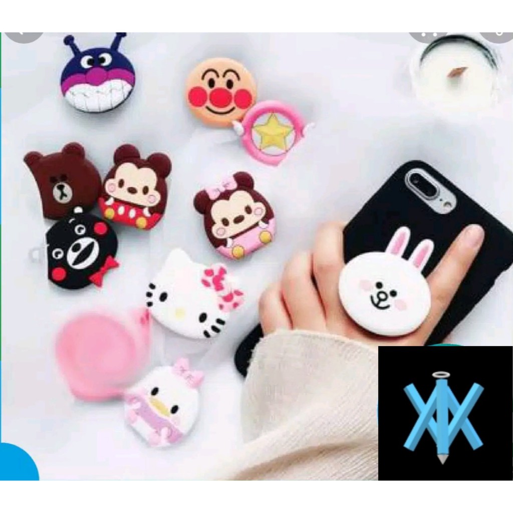 Jual pop socket karakter , popsocket 3d | Shopee Indonesia