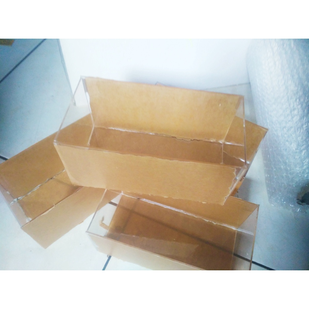 Jual Box akrilik bening berbagai ukuran wadah serbaguna | Shopee Indonesia