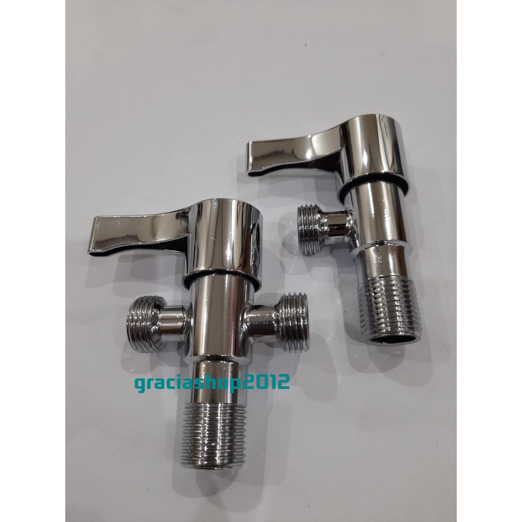 Jual Stop Kran Closet Cabang Model Kran Engkol dan Stop Kran Single ...