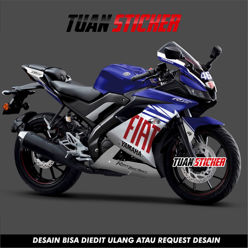 Jual Sticker Striping Decal Yamaha R15 V3, Sticker Decal R15 V3 ...
