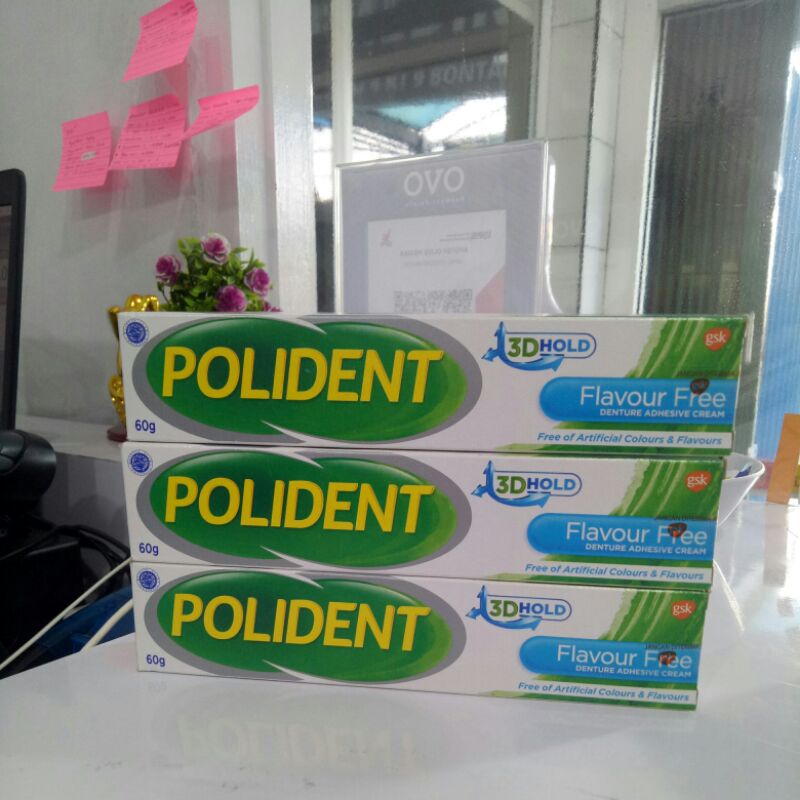 Jual Polident 3D Hold Flavour Free 60 g | Shopee Indonesia