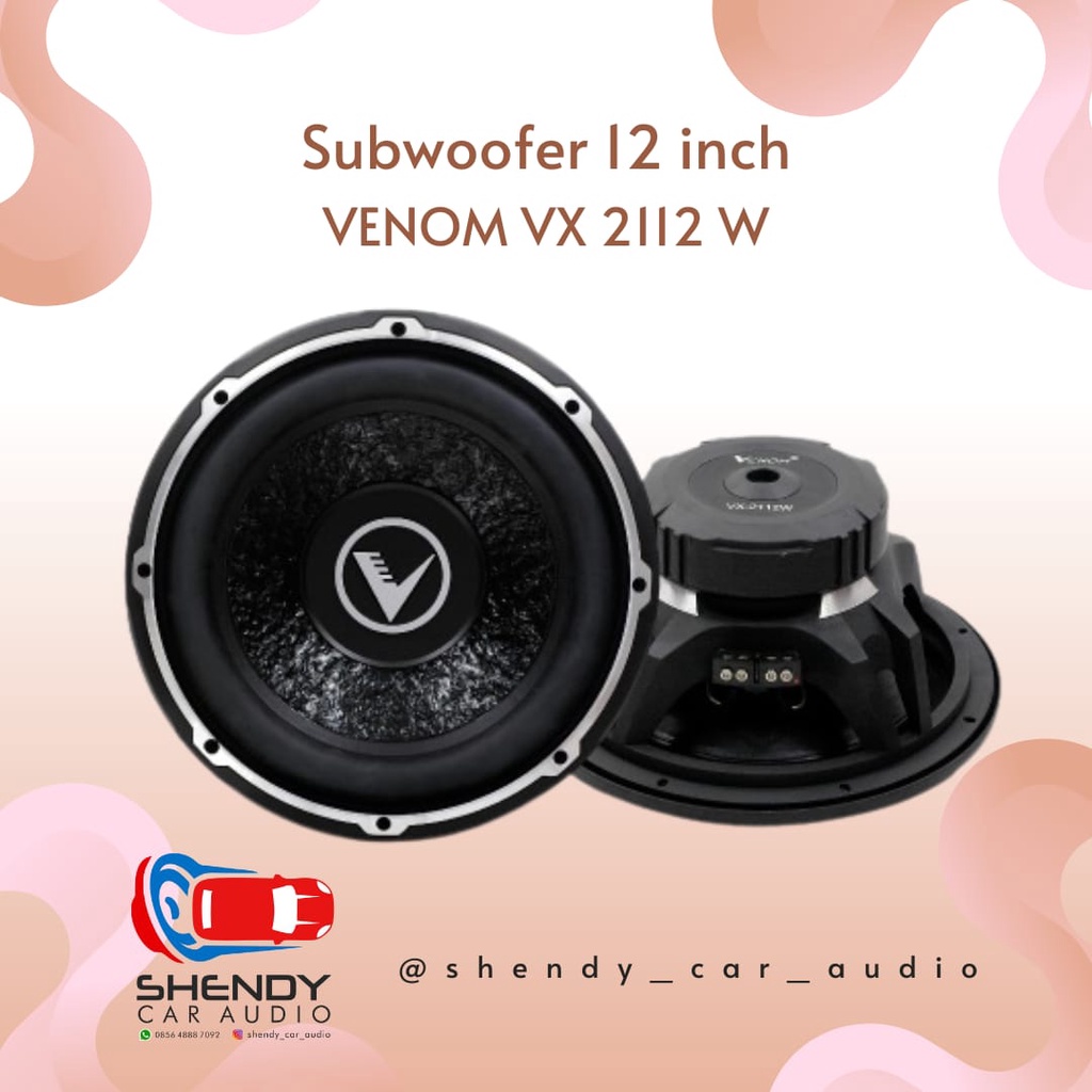 Jual Subwoofer Venom VX2112W Subwoofer 12inch Venom VX 2112 W Mantull ...