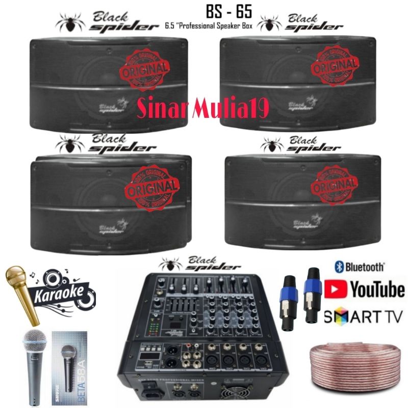 Jual Paket Sound System Untuk Cafe_Restoran_Sekolah Dll_Power Mixer ...