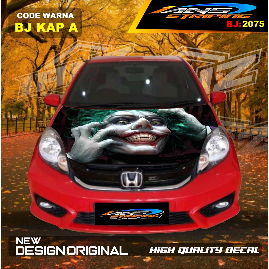 Jual STIKER VARIASI KAP DEPAN MOBIL AVANZA XENIA / STIKER KAP MOBIL ...