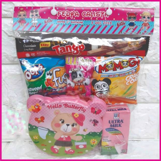 Jual parcel snack paket ulang tahun bingkisan anak goodie bag hampers ...