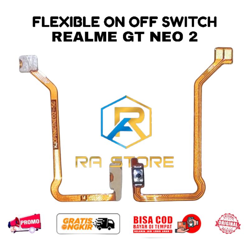 Jual Flexibel Flexible On Off Realme GT Neo 2 Fleksibel Tombol Switch On Off Power Original ...