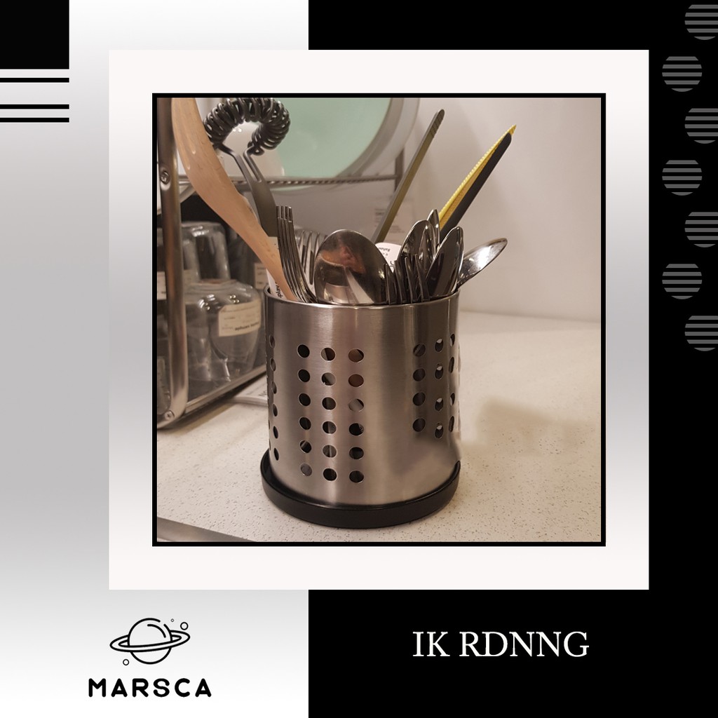 Jual IK RDNNG Tempat Sendok Tempat Garpu Tempat Sumpit Stainless Bulat ...