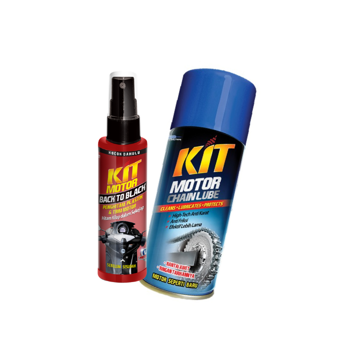 Jual Paket Kit Motor Back to Black + Kit Motor Chain Lube Aerosol 110 ...