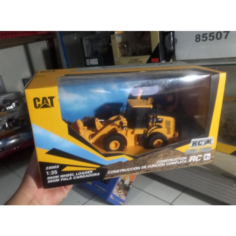 Jual diecast alat berat RC radio control caterpillar cat 950m wheel ...