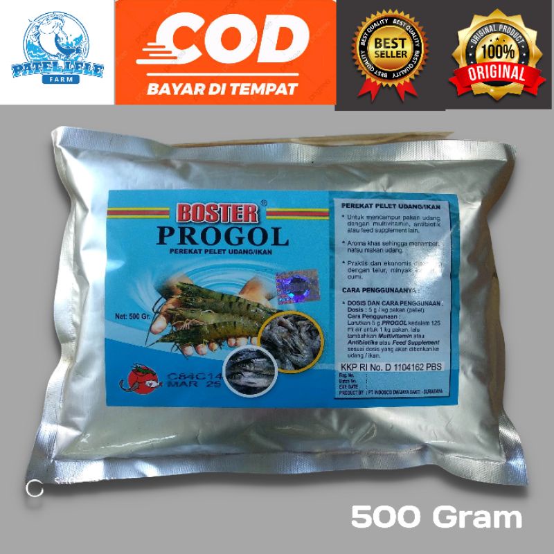 Jual Boster Progol perekat pakan ikan 500gram | Shopee Indonesia