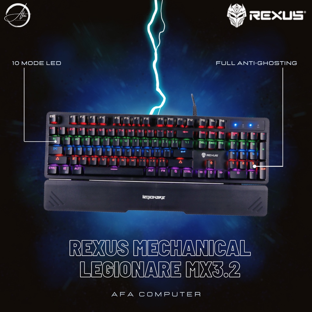 Jual Keyboard Mechanical Rexus MX3.2 | Shopee Indonesia