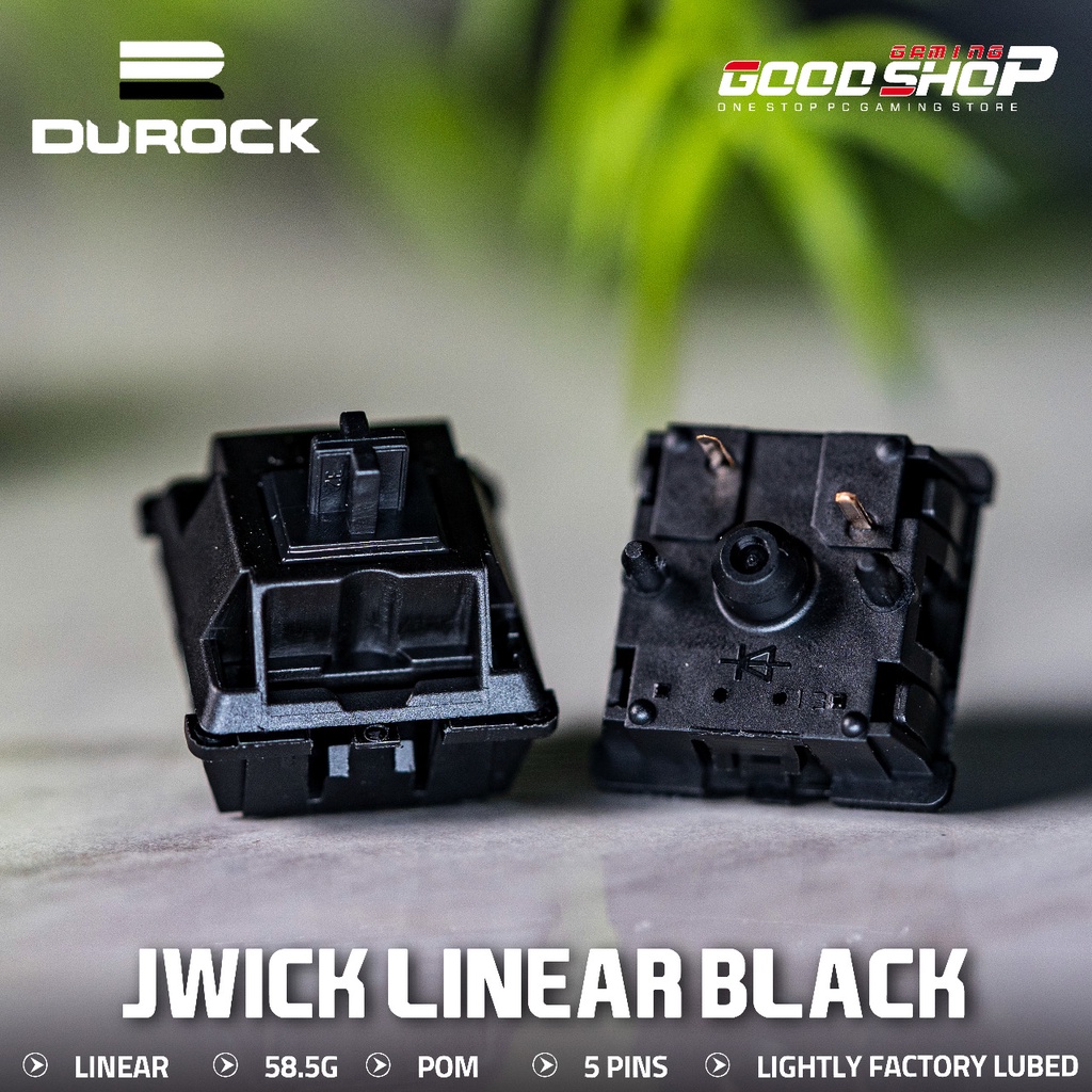 Jual Durock Jwick Linear Black - Keyboard Switch | Shopee Indonesia