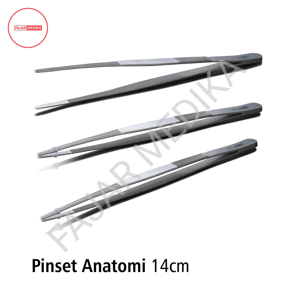 Jual Pinset anatomi 14 cm stainless steel Onemed | Shopee Indonesia