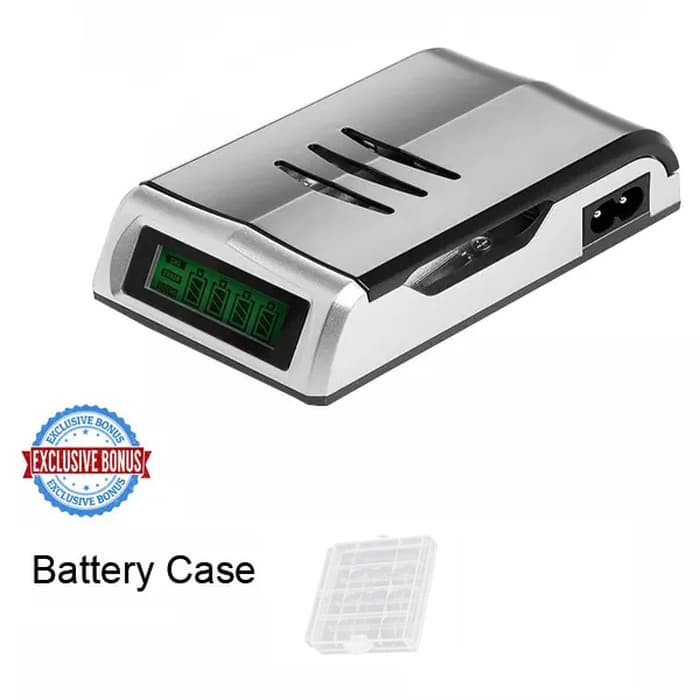 Jual Smart Quick Charger AA Atau AAA C905W Free Eneloop Battery Case MM ...