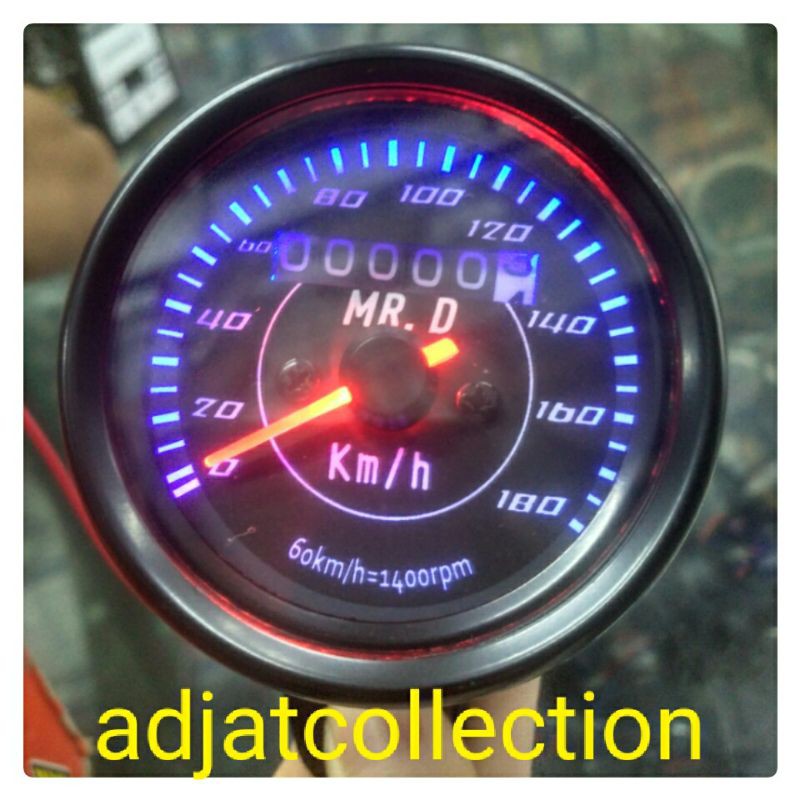 Jual Speedo Meter Kilo Meter Led Universal RX King dan Motor Analog ...