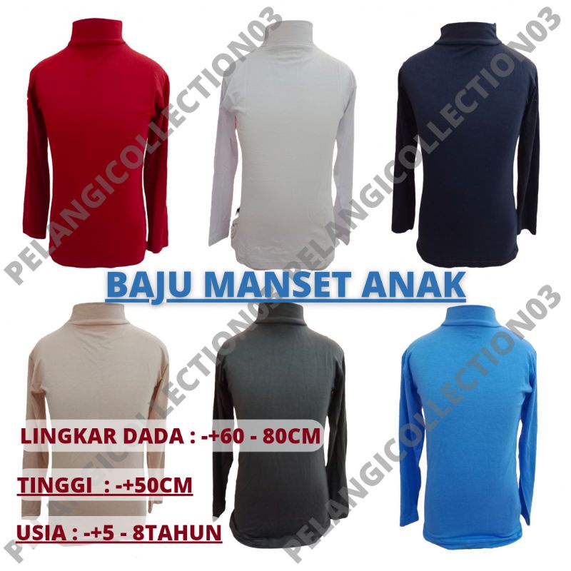 Jual BAJU MANSET ANAK SIZE 5-8 TAHUN (LD 60-80CM TINGGI 50CM) | Shopee ...