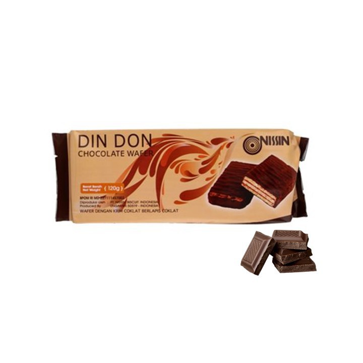 Jual Nissin Din Don Biskuit Wafer Coklat 120 gr | Shopee Indonesia