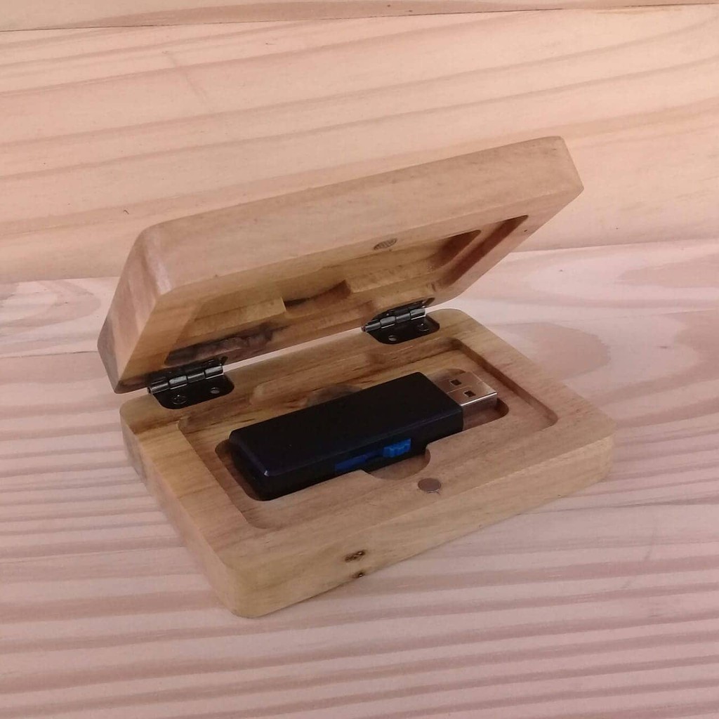 Jual Usb box kayu tempat flashdisk | Shopee Indonesia