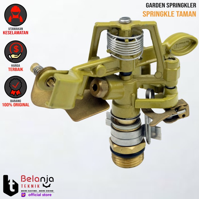 Jual Sellery Kran Sprinkle Putar Keran Air Kebun Penyiram Tanaman 1/2 ...