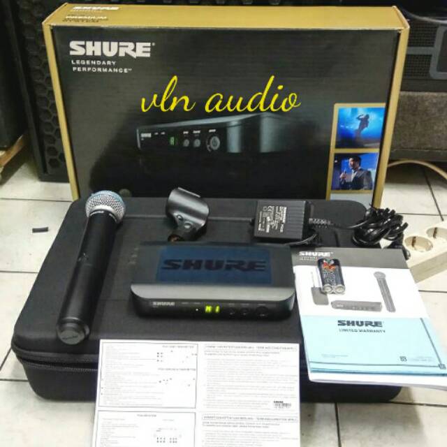 Jual mic wireless SHURE BLX24/BETA 58A (ORIGINAL). | Shopee Indonesia