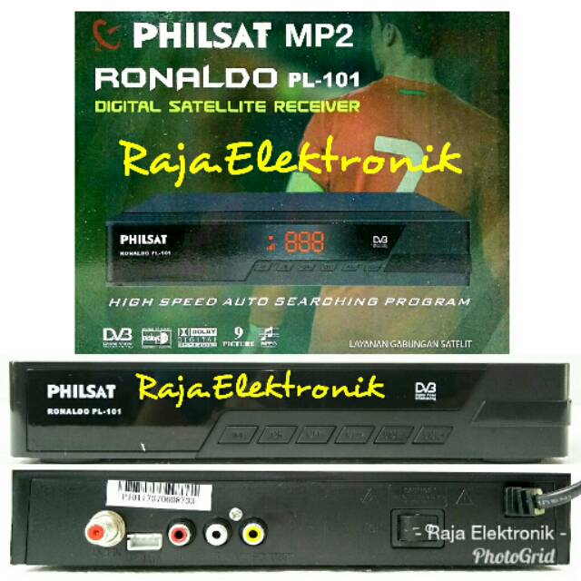 Jual Receiver Parabola PHILSAT MP2 Mesin Parabola Mpeg2 Digital ...