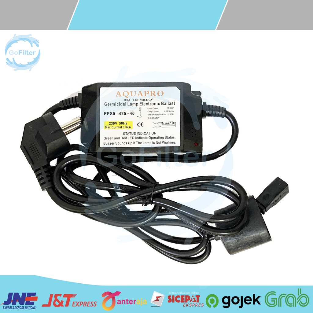 Jual BALLAST ADAPTOR LAMPU UV UVC AQUAPRO 8 12 GPM | Shopee Indonesia