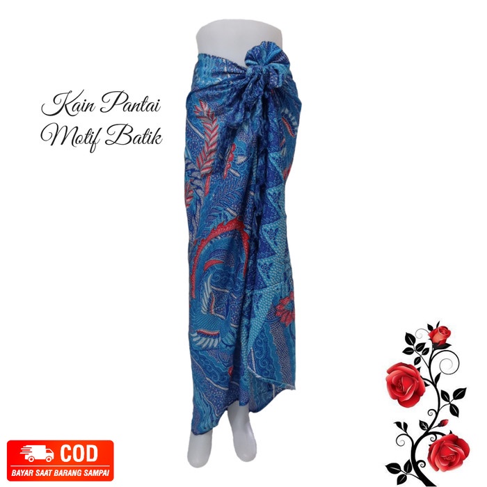Jual Cloth Kain Bali Pantai - Kain Pantai Bali Motif Batik Ukuran ...