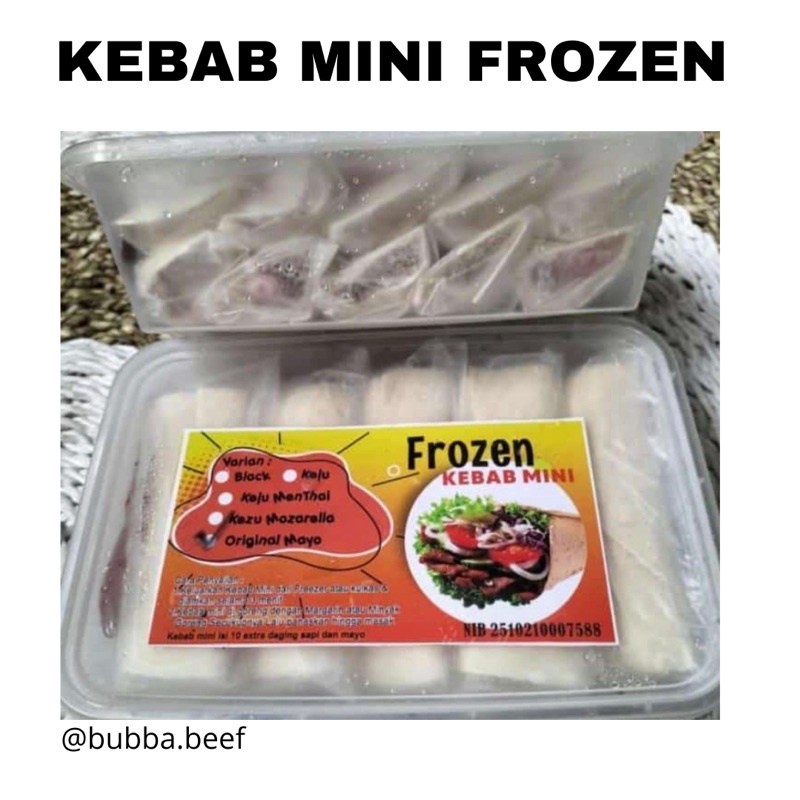 Jual Kebab Mini Frozen isi 10 | Kebab Makanan khas Turki | Kebab Mini ...