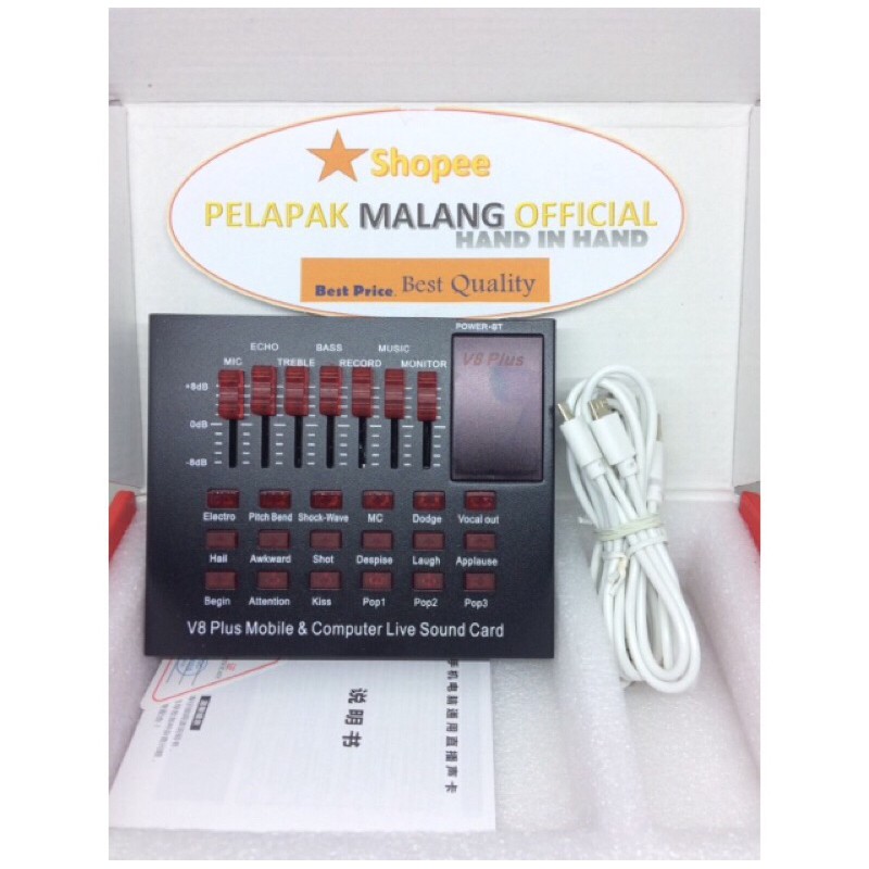 Jual Soundcard Bluetooth live mixer broadcast audio USB External Sound ...