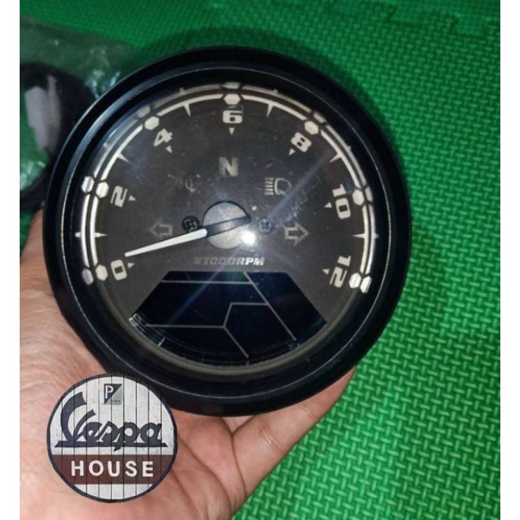 Jual SPEEDOMETER DIGITAL VESPA NEW PX | Shopee Indonesia