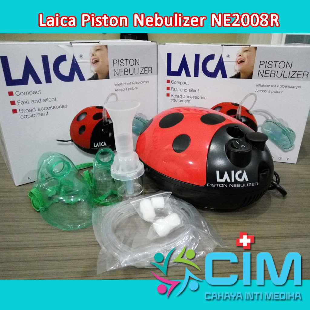 Jual Laica Piston Nebulizer NE2008R ( Lady Bug ) | Shopee Indonesia