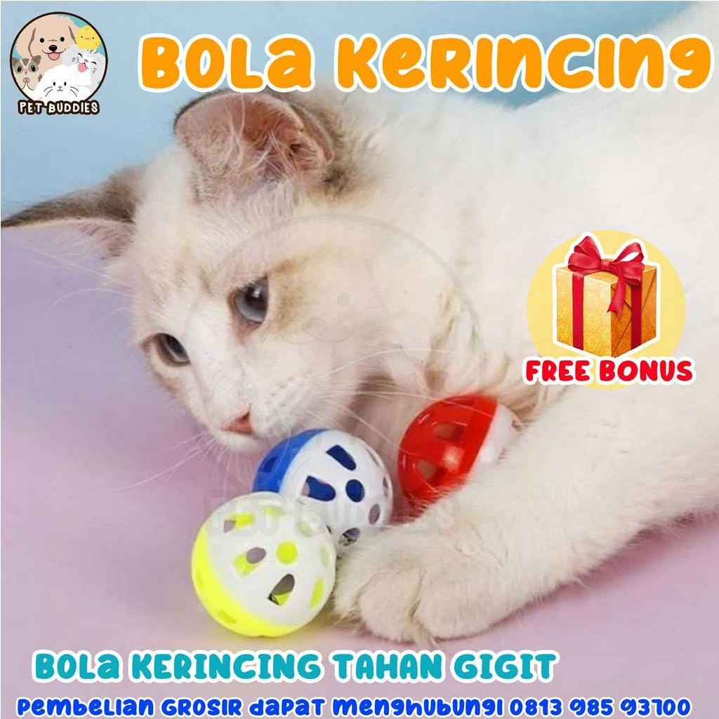 Jual Bola Kerincing Mainan Interaktif Olahraga Kucing/Anjing | Shopee ...