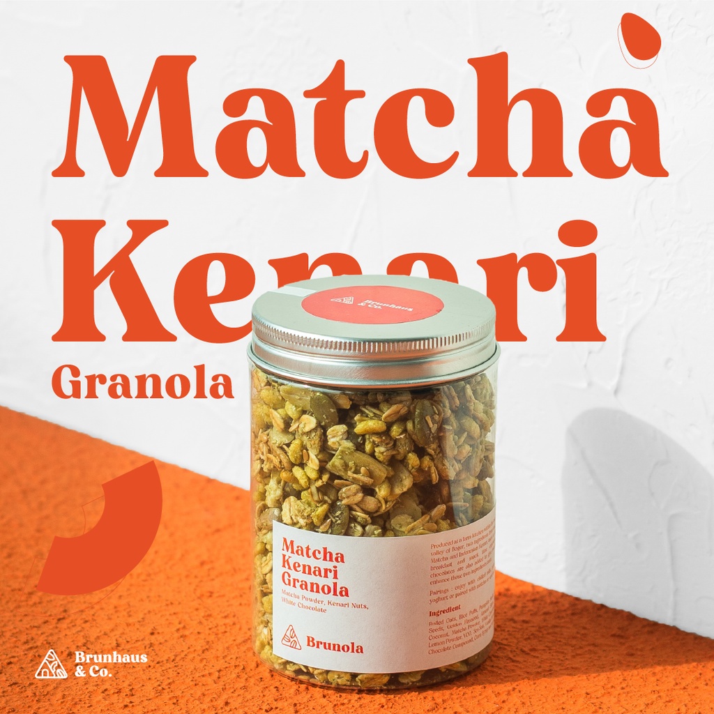 Jual Brunhaus Matcha Kenari Granola 100gr Sarapan Cemilan Gandum Oat ...