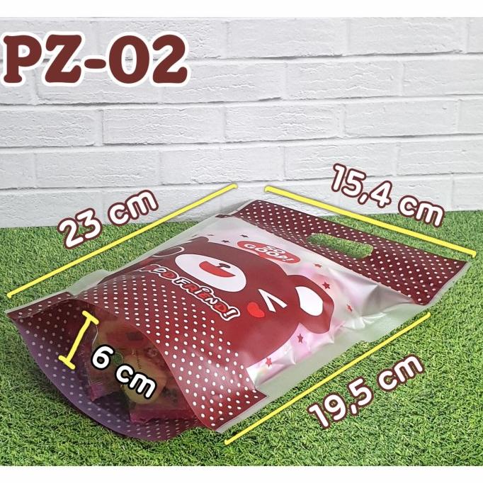 Jual Plastik Klip Zipper Bag Ziplock Hampers Goodie bag Cookies (5pcs ...