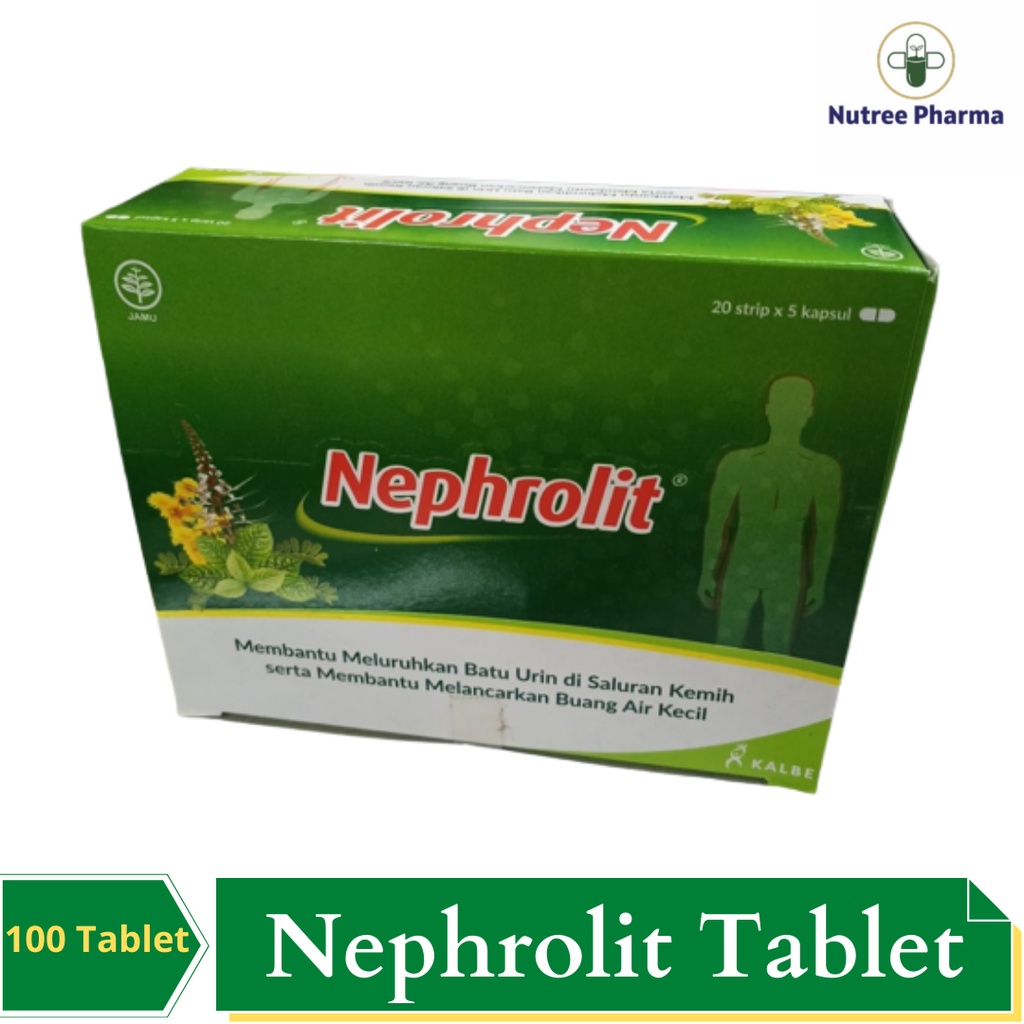 Jual NEPHROLIT BOX ISI 100 KAP | Shopee Indonesia