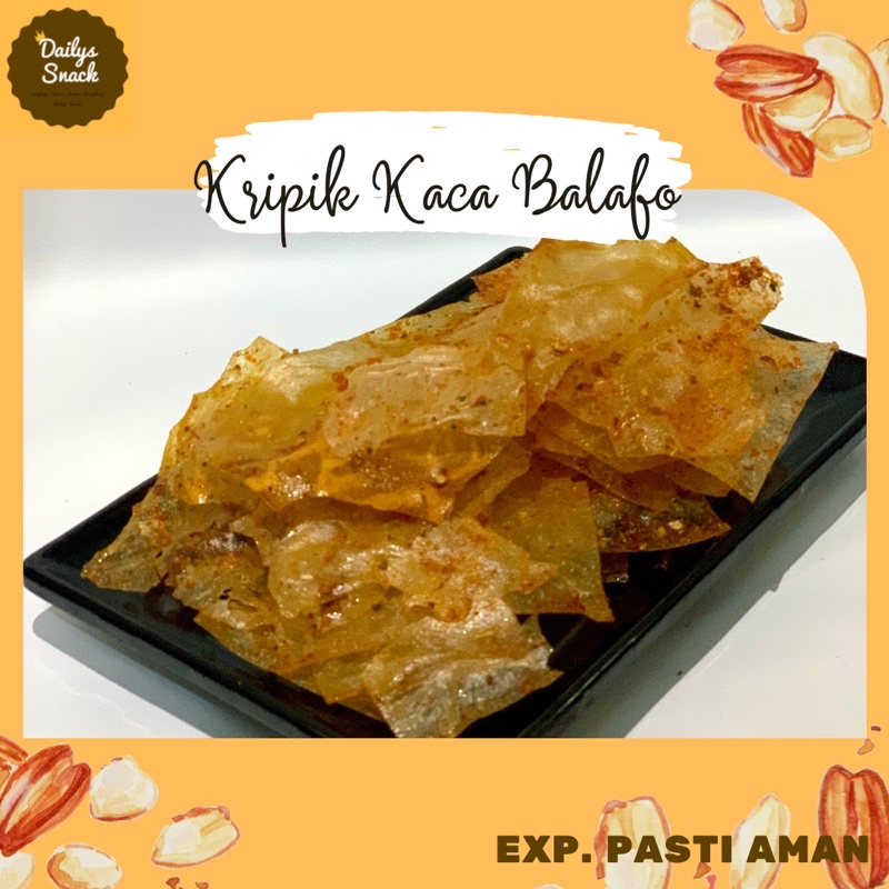 Jual SNACK KILOAN / MAKANAN RINGAN - KRIPIK KACA BALADO 250 Gram ...