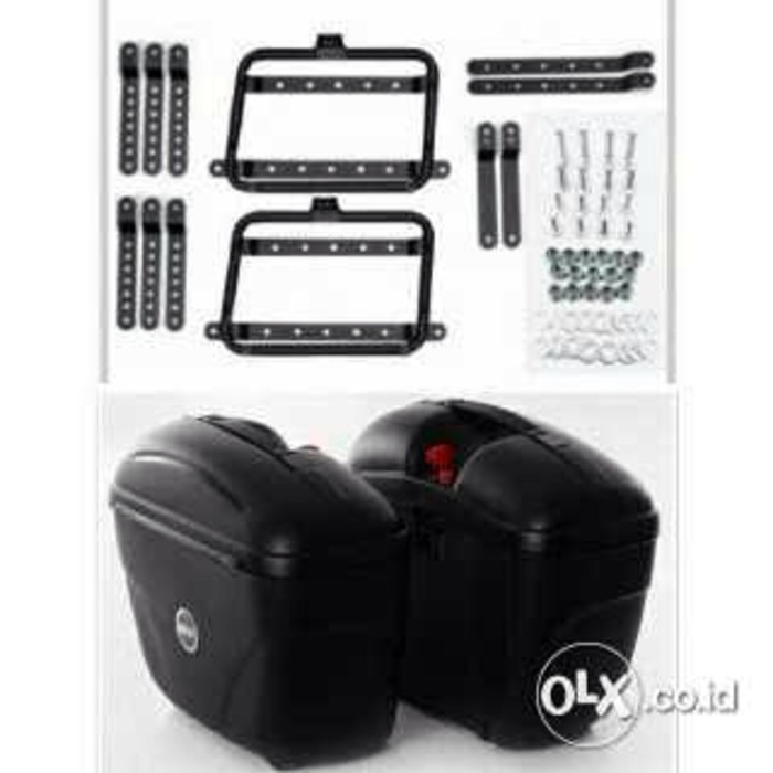 Jual sepaket side box/box samping givi e21+bracket givi sb2000 | Shopee Indonesia