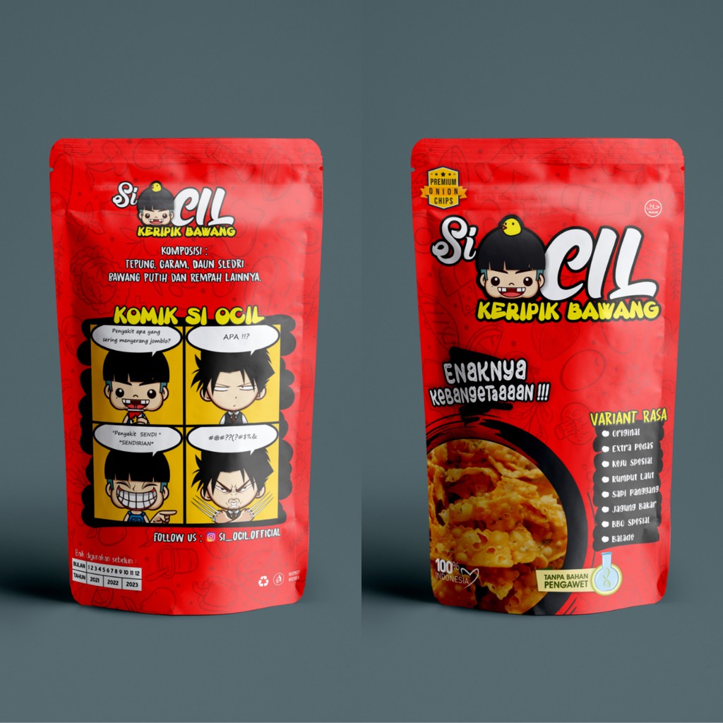 Jual MINIMAL ORDER 500pcs CUSTOM KEMASAN STANDING POUCH ZIPLOCK ZIPPER ...