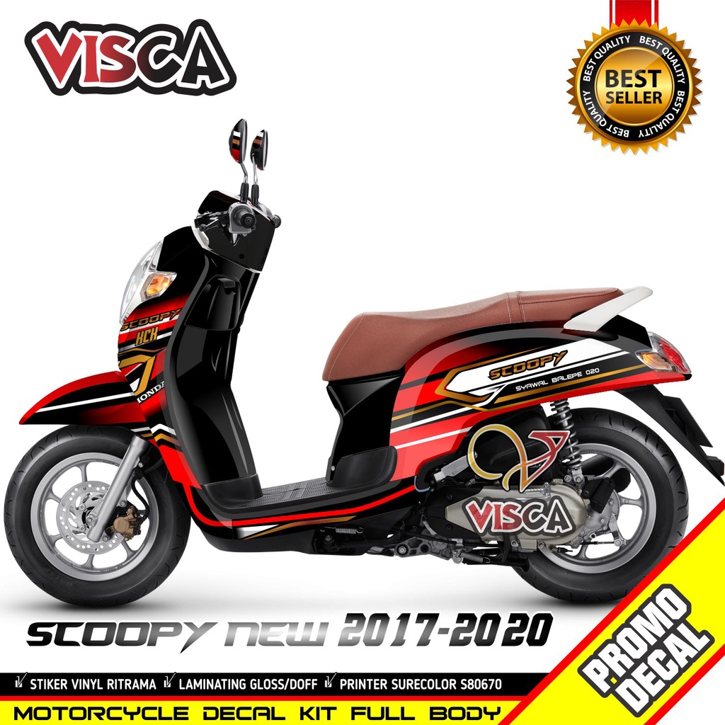 Jual Decal Scoopy Full Body Stiker Scoopy 2017-2020 Stiker Scoopy Full ...