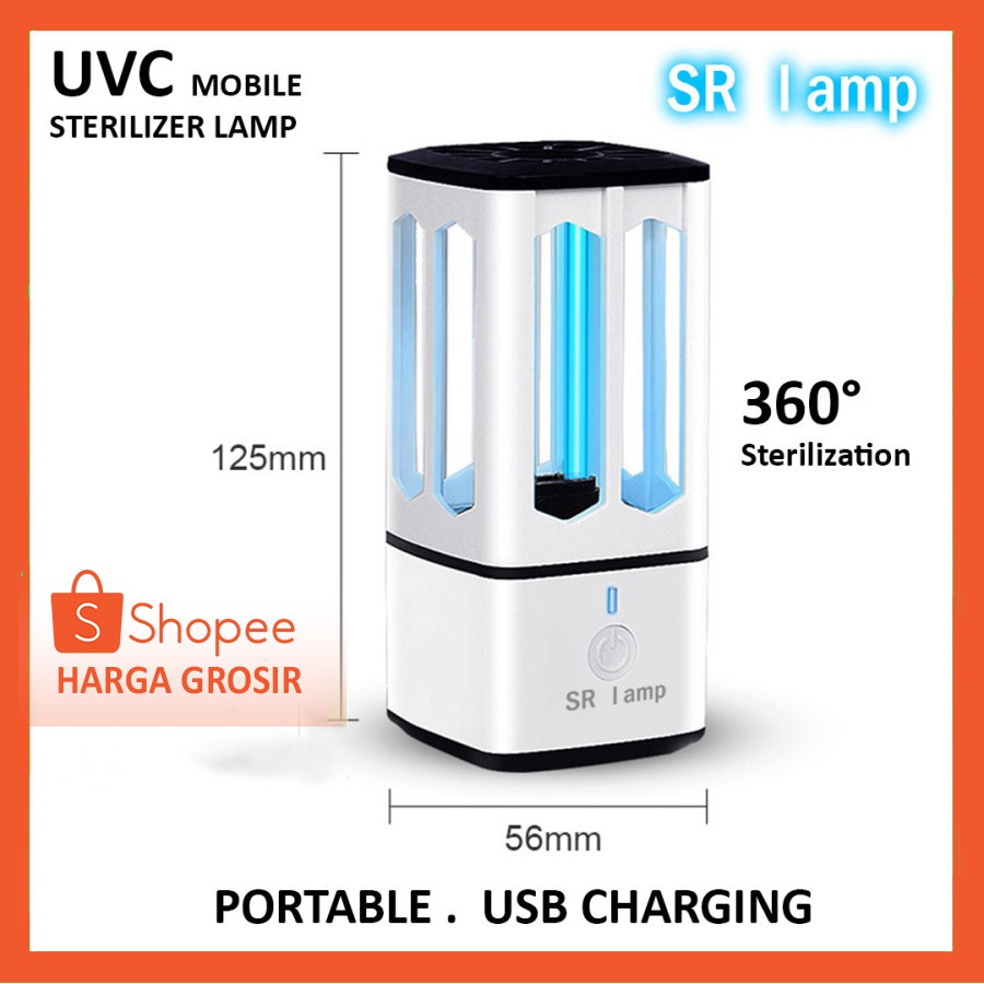 Jual UVC OZONE MOBILE PORTABLE STERILIZER SRlamp Lampu UV GMC 08 HARGA ...