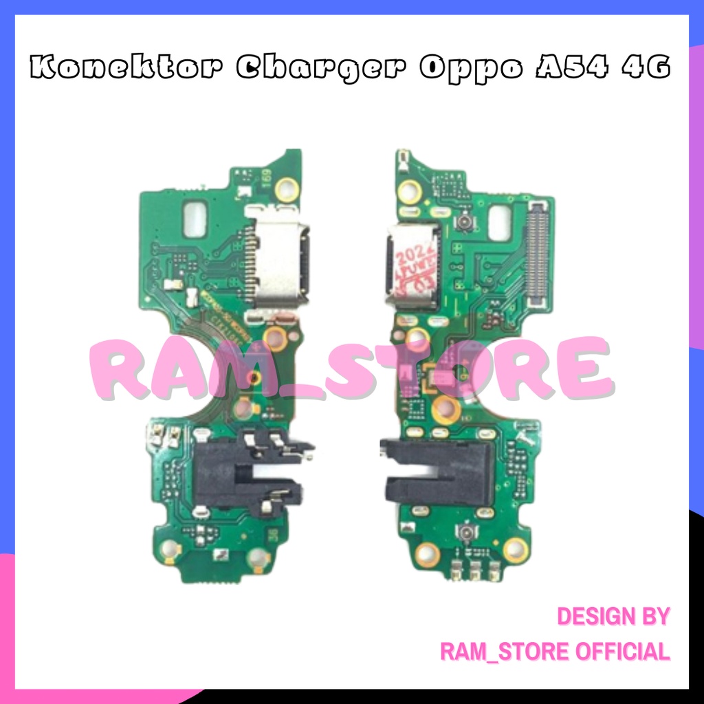 Jual Konektor Charger Oppo A54 4G Papan Pcb Flexible Konektor Cas ...