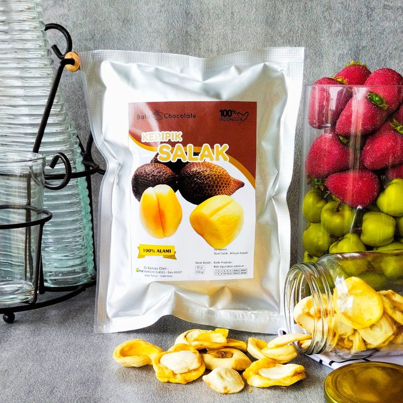 Jual KERIPIK BUAH SALAK - OLEH OLEH KHAS MALANG - KEMASAN ISI : 65 GRAM ...