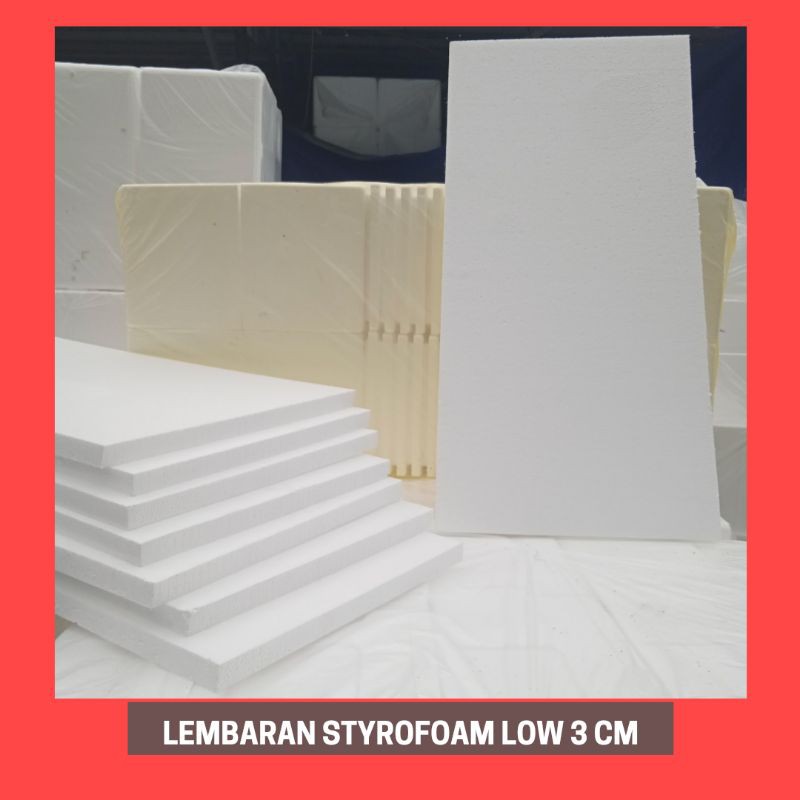Jual STEROFOAM/ GABUS /STYROFOAM LEMBARAN TEBAL 3 CM LOW | Shopee Indonesia