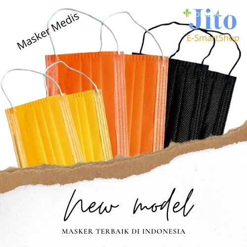 Jual Masker Jito Medis Hijab 2 ply 1 box / 50 Pcs (READY) | Shopee ...