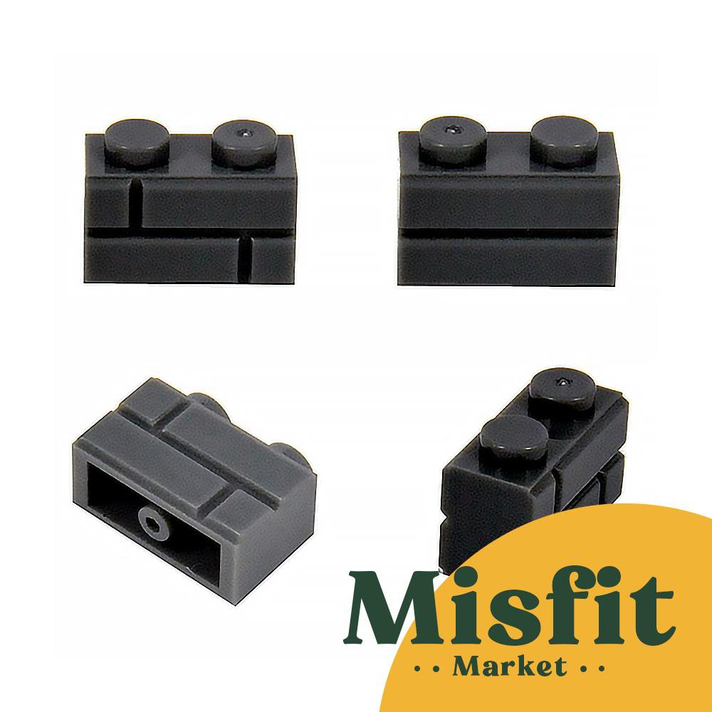 Jual LEGO Parts: Brick, Modified 1 x 2 with Masonry Profile (Brick ...
