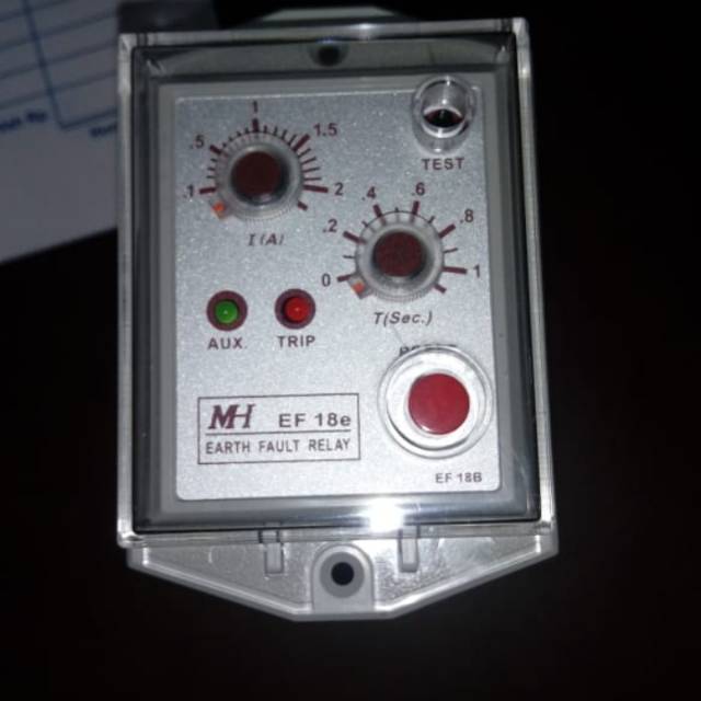 Jual EFR / Earth Fault Relay / Earth Fault Protector EF-18E 220v merk ...