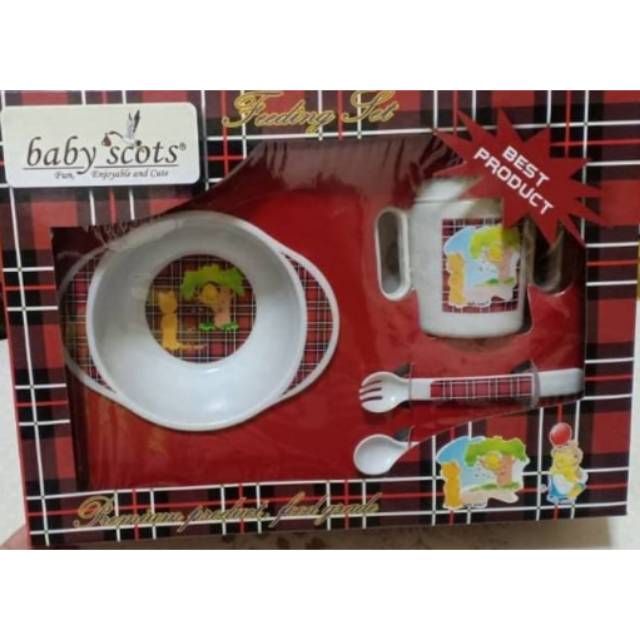Jual Baby Scott Feeding Set (Tempat Makan Baby/Anak) | Shopee Indonesia