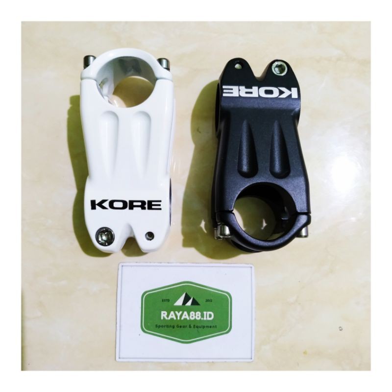 Jual RAYA88 STEM MTB KORE 70mm OS 31.8 WHITE BLACK RINGAN PREMIUM STEM ...